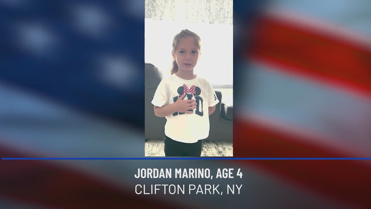 Jordan Marino gives us our daily Pledge of Allegiance! – NEWS10 ABC