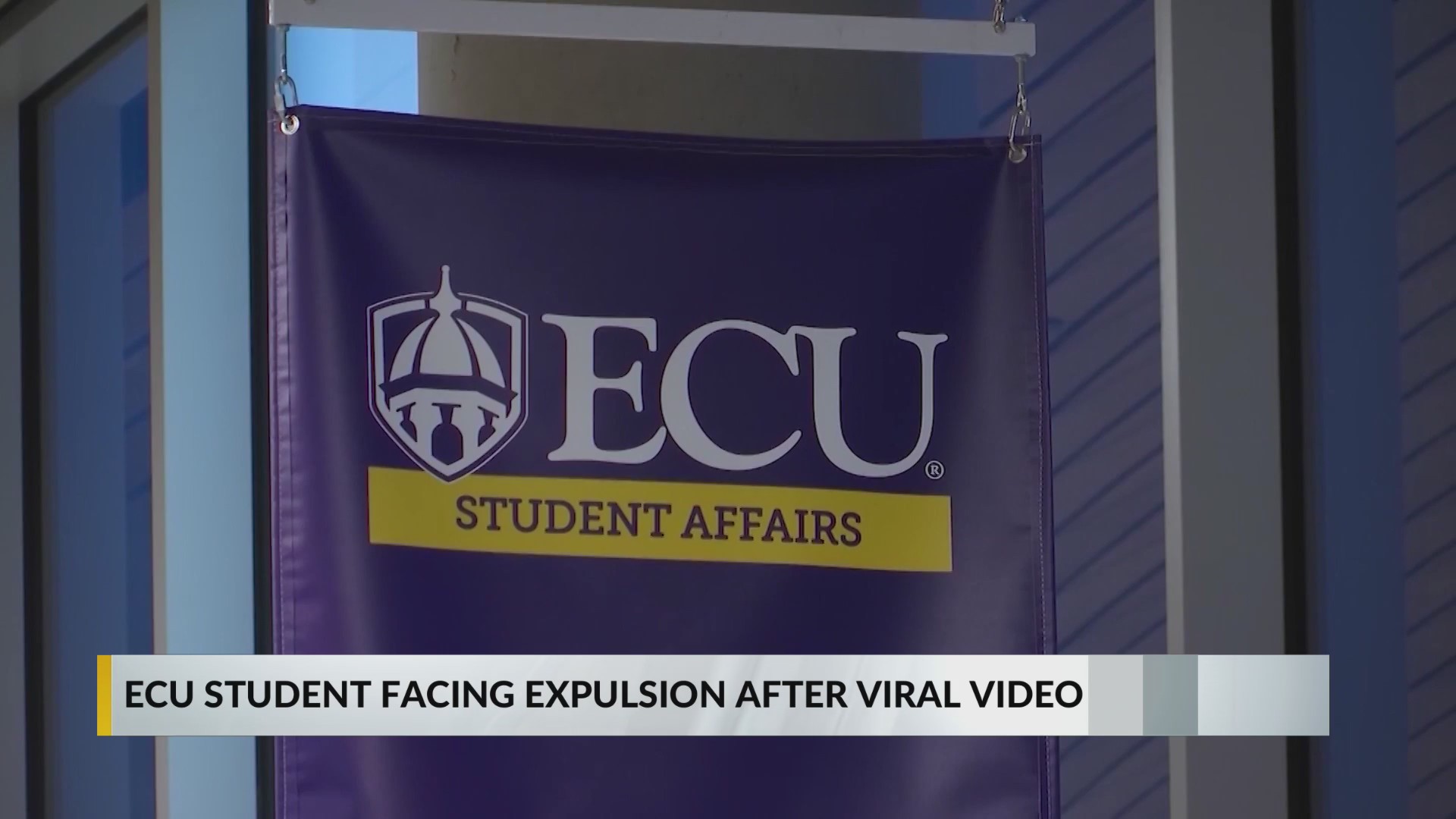 ECU student comments on viral video and expulsion scandal – WNCT