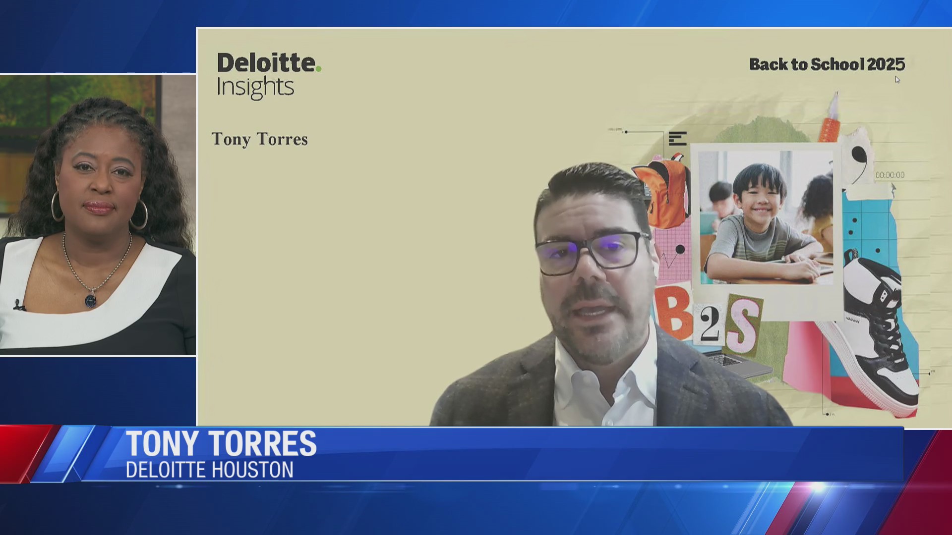 Deloitte Houston on Back To School study and budgeting – CW39 Houston