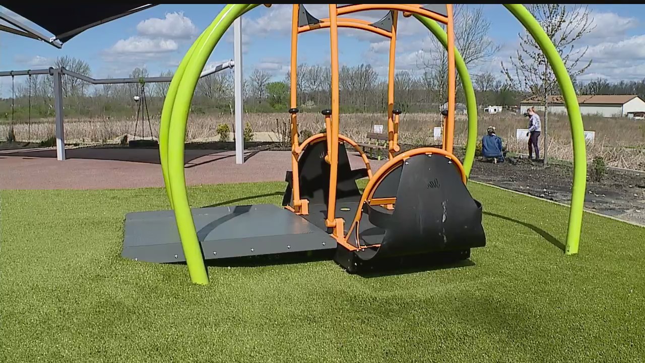 Inclusive swing installed in local park – WKBN.com