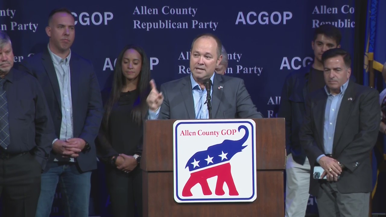Marlin Stutzman wraps up victory speech for IN 3rd Congressional ...