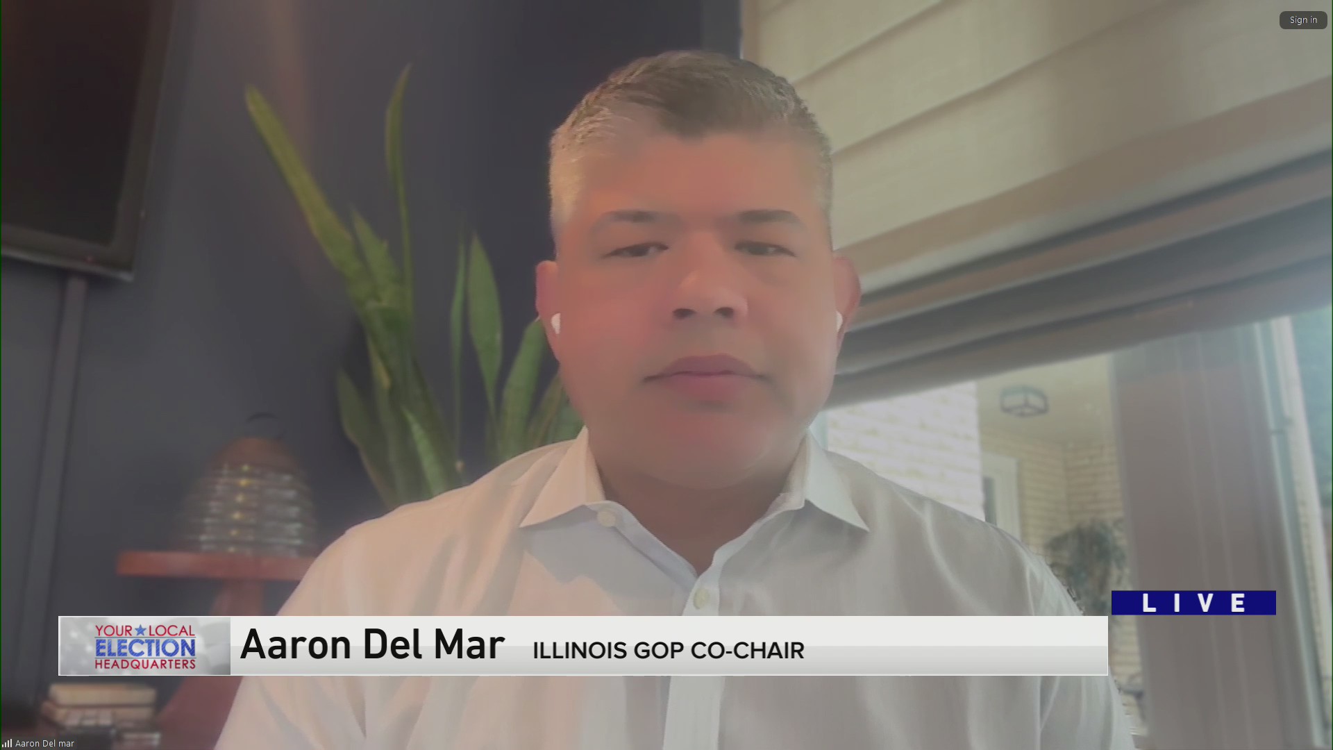 Illinois Republican Party Co-Chair Aaron Del Mar joins the WGN Morning ...