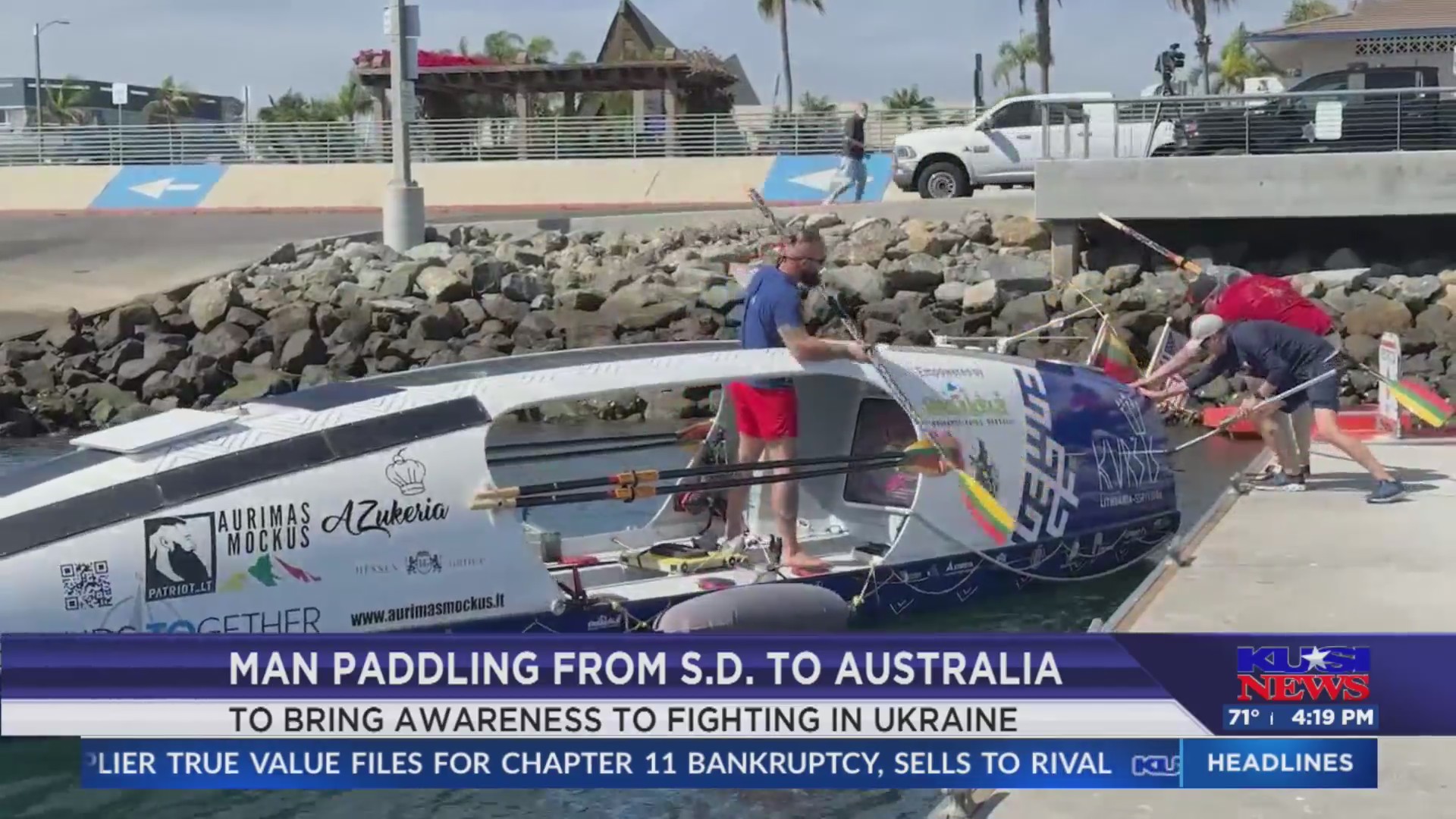 Man to journey across the Pacific Ocean from San Diego to Australia in ...