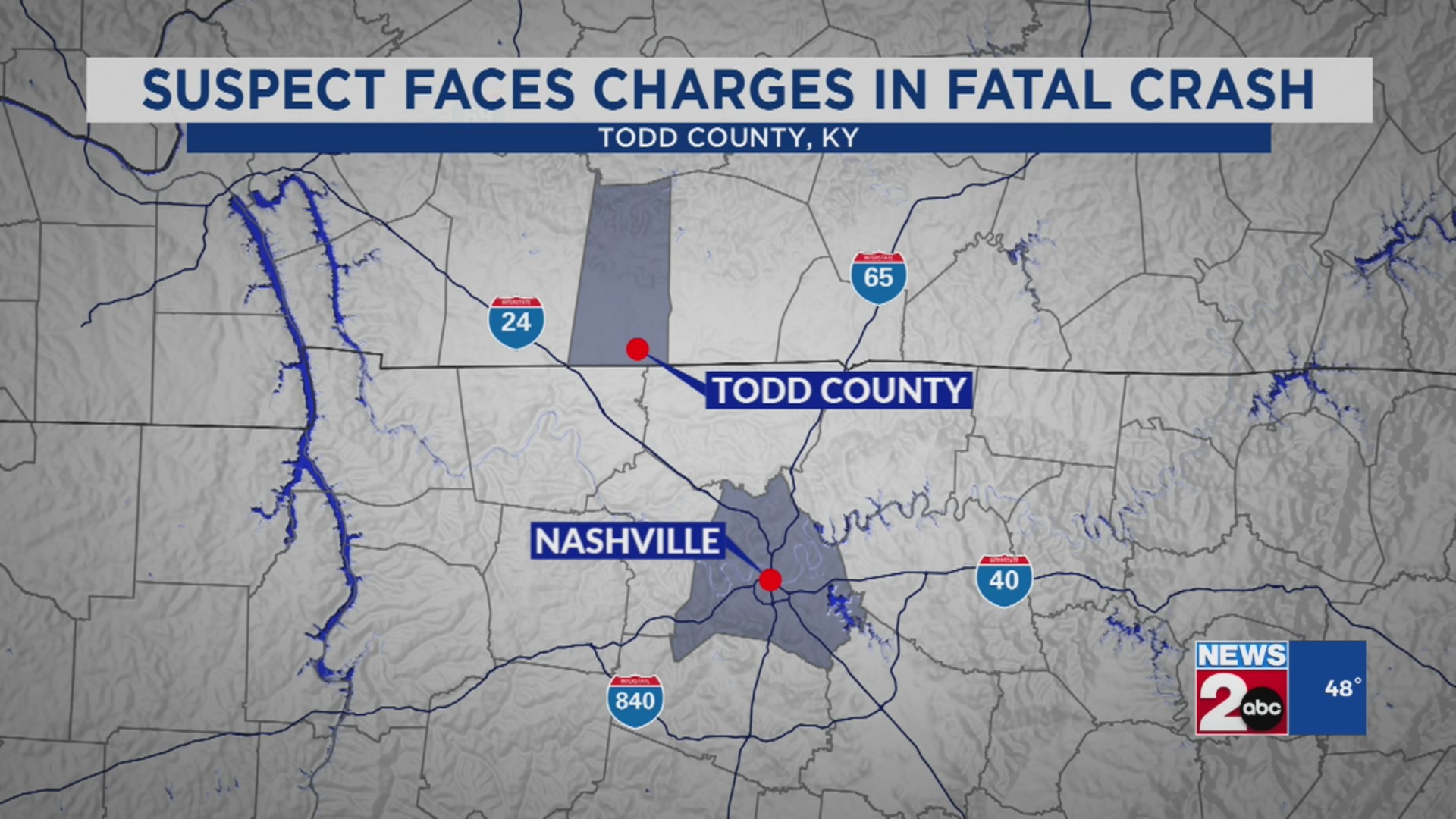Man arrested after deadly head-on crash in Todd County – WKRN News 2