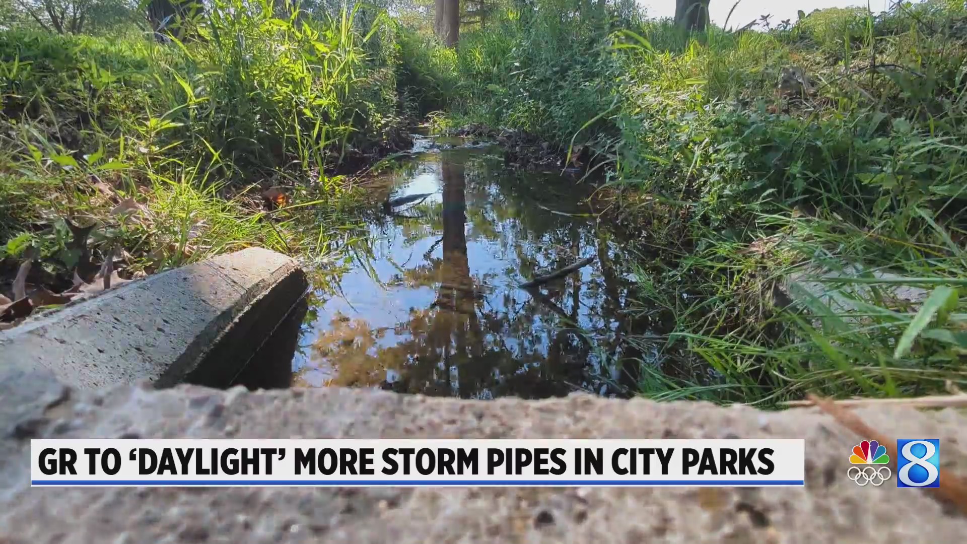 GR to ‘daylight’ more storm pipes in city parks – WOODTV.com