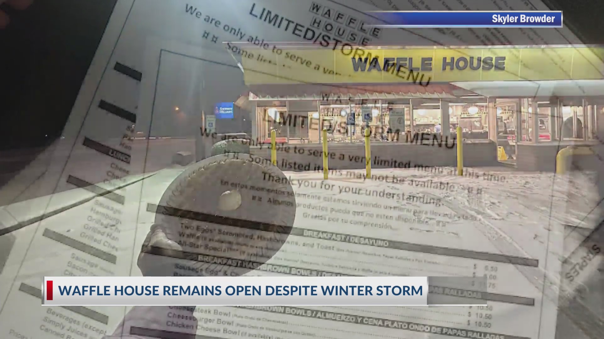 Waffle House remains open despite winter storm – WCBD News 2