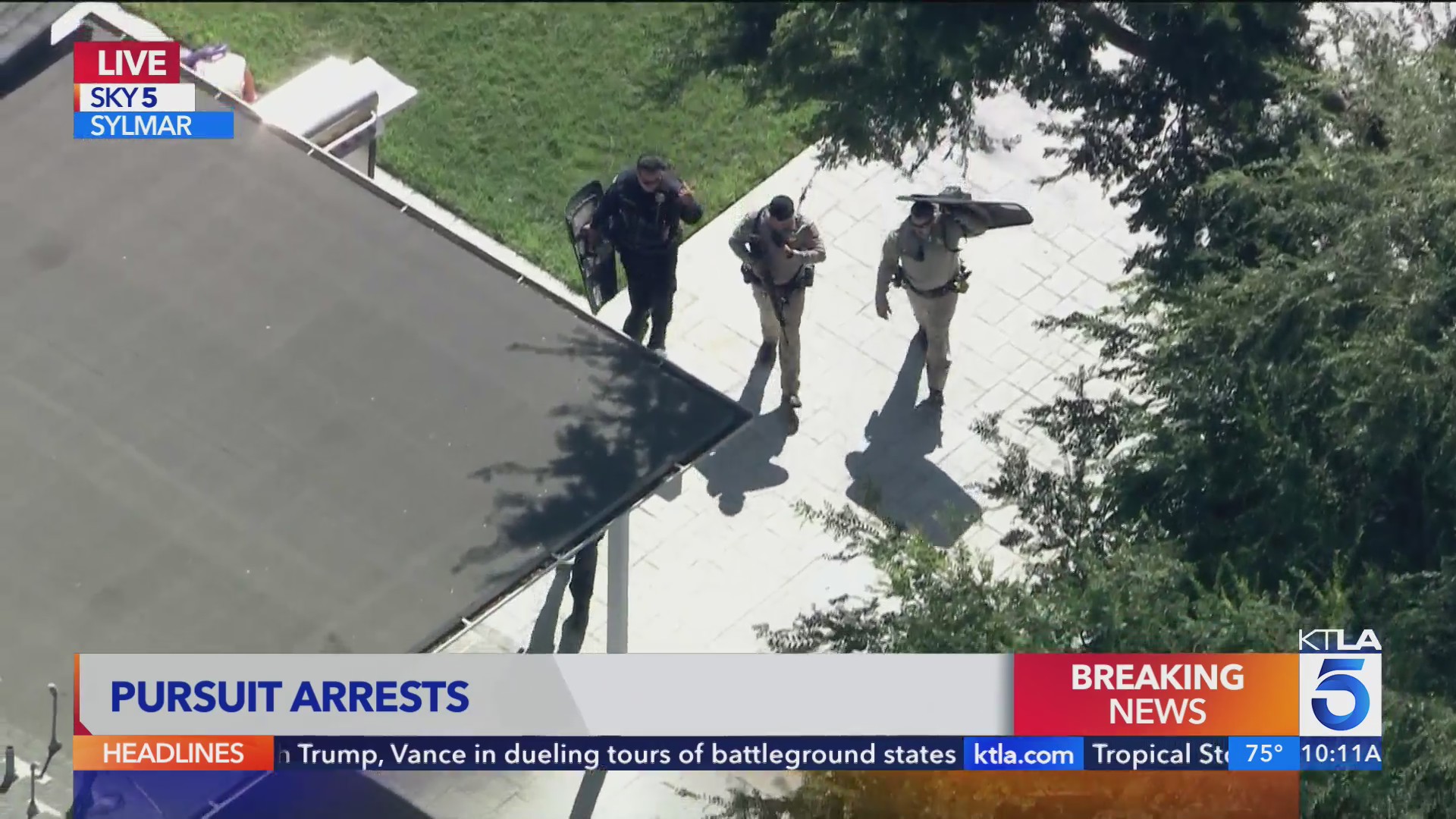 Multiple suspects taken into custody following high-speed Los Angeles ...