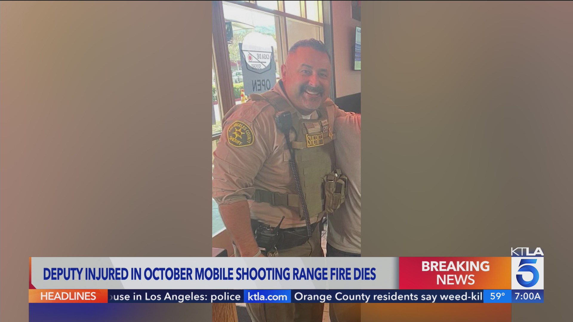 LASD deputy injured in training accident dies – KTLA