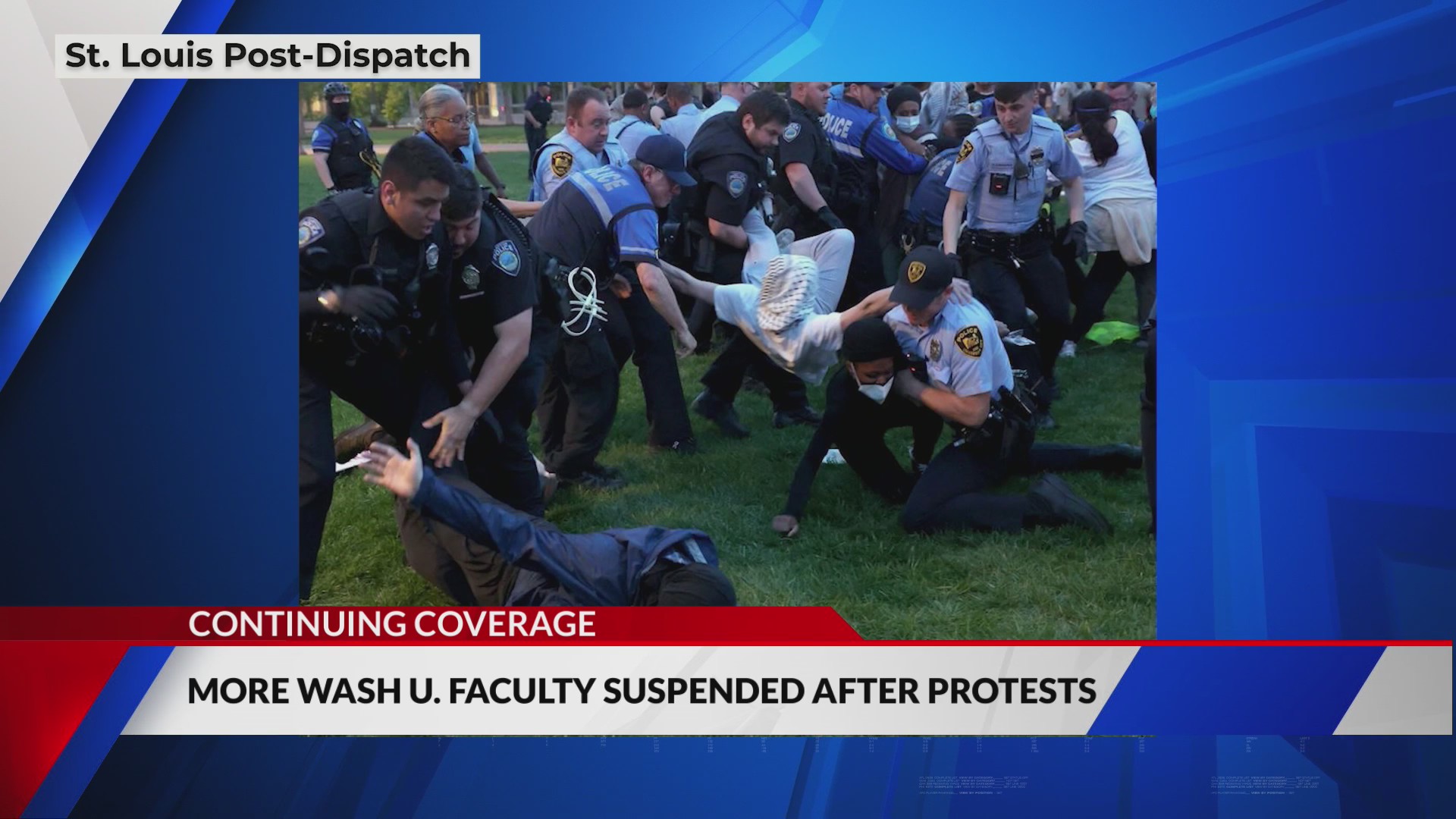 WashU chancellor responds to weekend protest – FOX 2