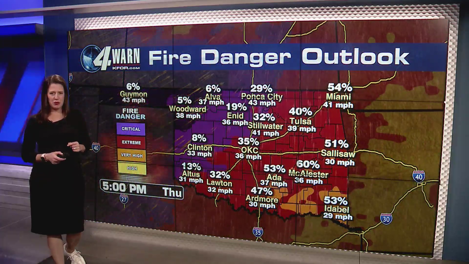 Emily Sutton details today’s extreme fire danger and the latest severe ...