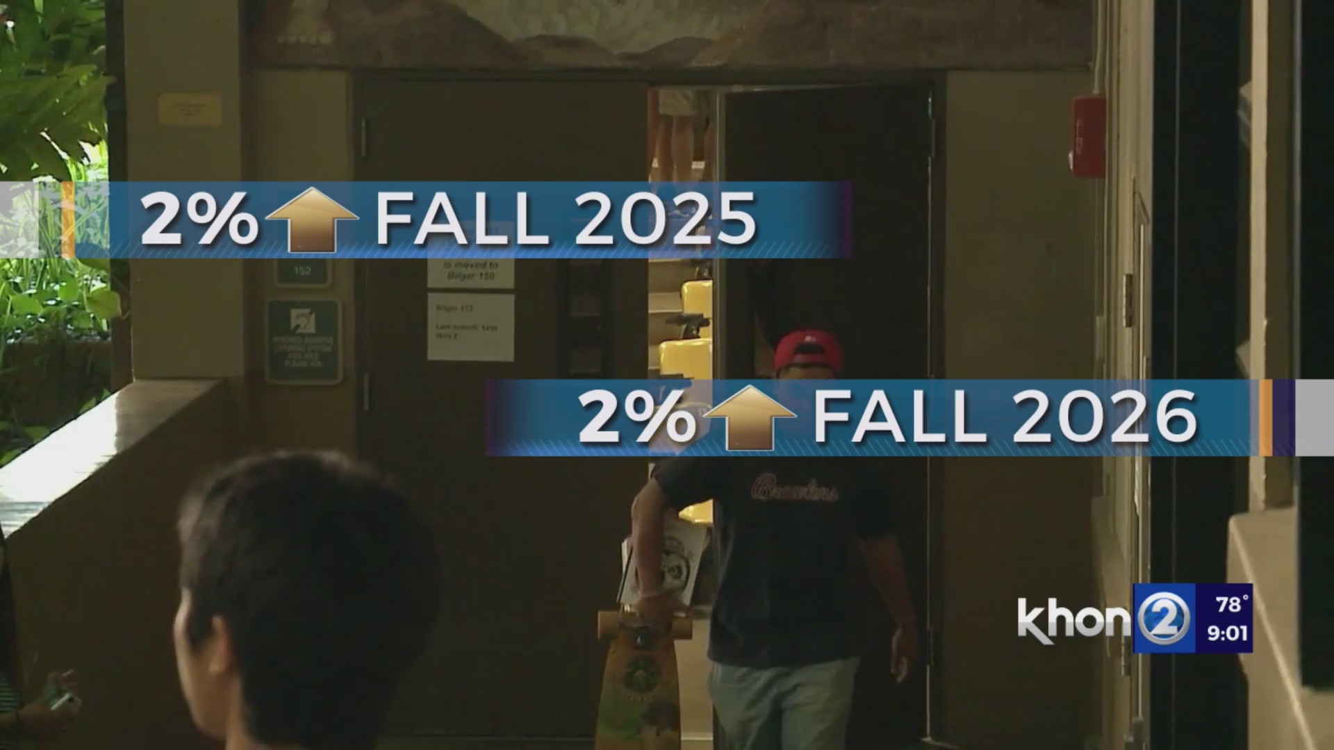 University of Hawaii tuition to rise for first time since 2018 – KHON2