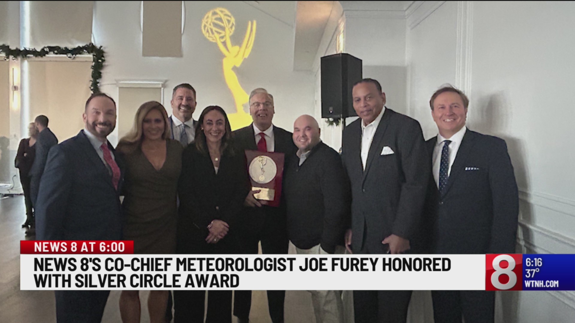 News 8’s Joe Furey receives Silver Circle Award – WTNH.com