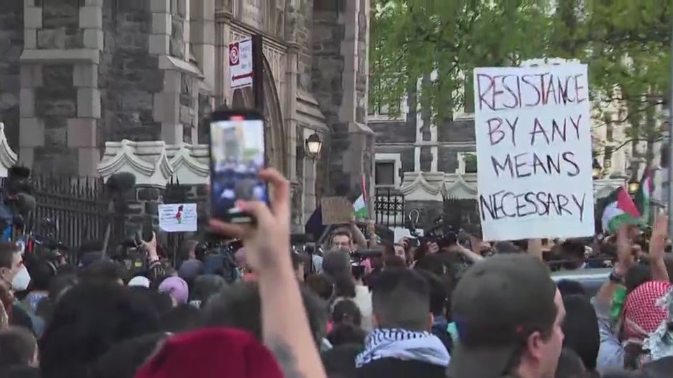 Pro-Palestinian protesters arrested at Fordham University – PIX11