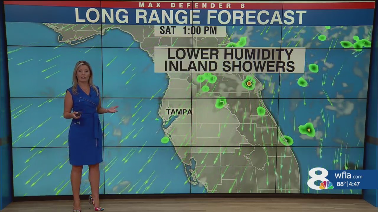 Lower humidity this weekend- here’s Rebecca’s forecast for Friday ...