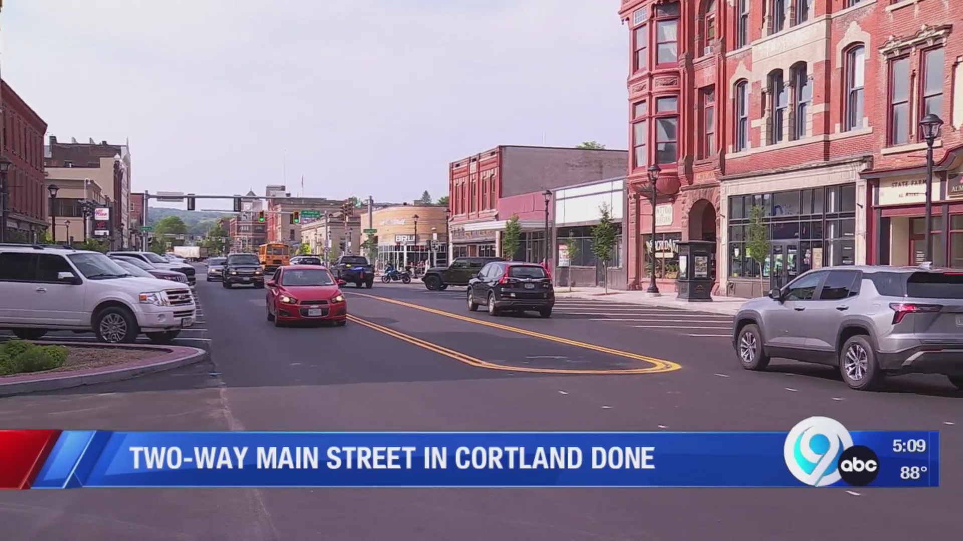 Cortland’s Main Street becomes two-way with new parking rules – WSYR