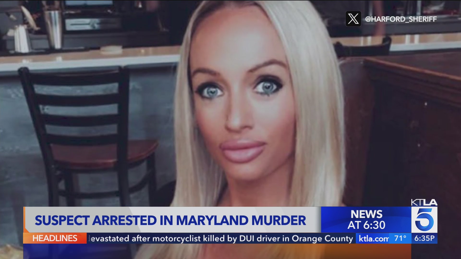 Suspect arrested in Maryland murder – KTLA