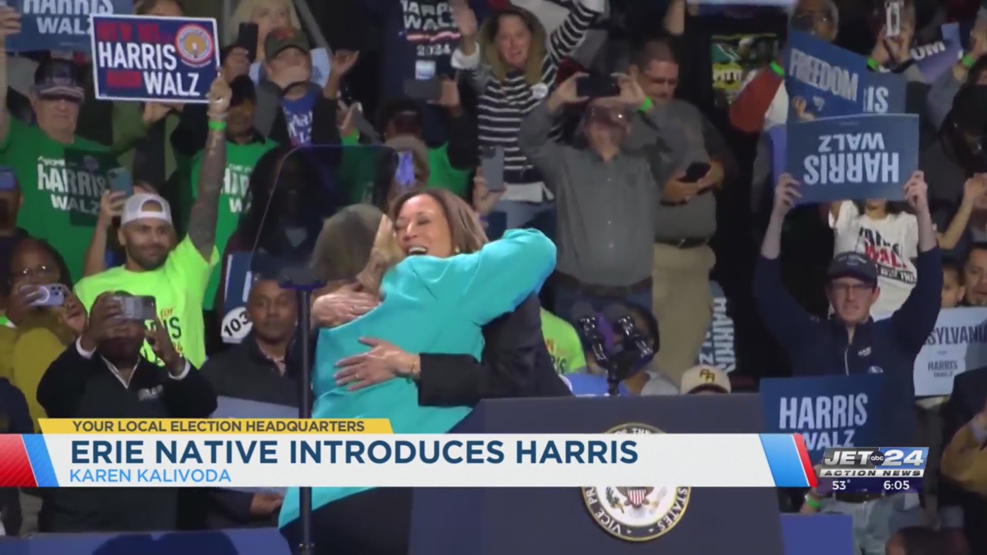 Erie native gives account on what it was like introducing VP Kamala ...