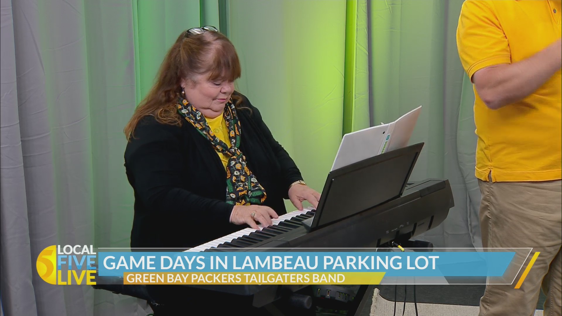 Packer band interview and song 9-5-25 – WFRV Local 5 – Green Bay, Appleton