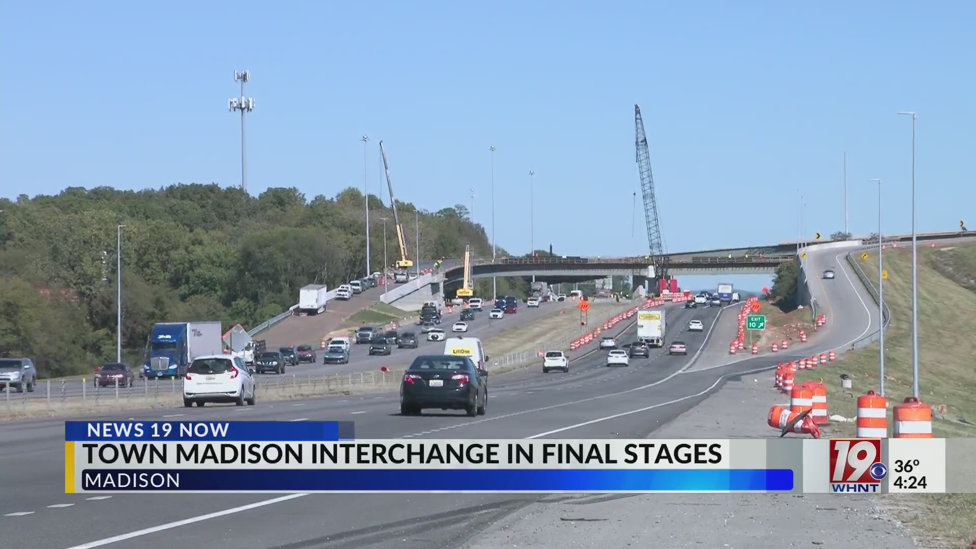 Town Madison Interchange In Final Stages | January 22, 2025 | News 19 ...