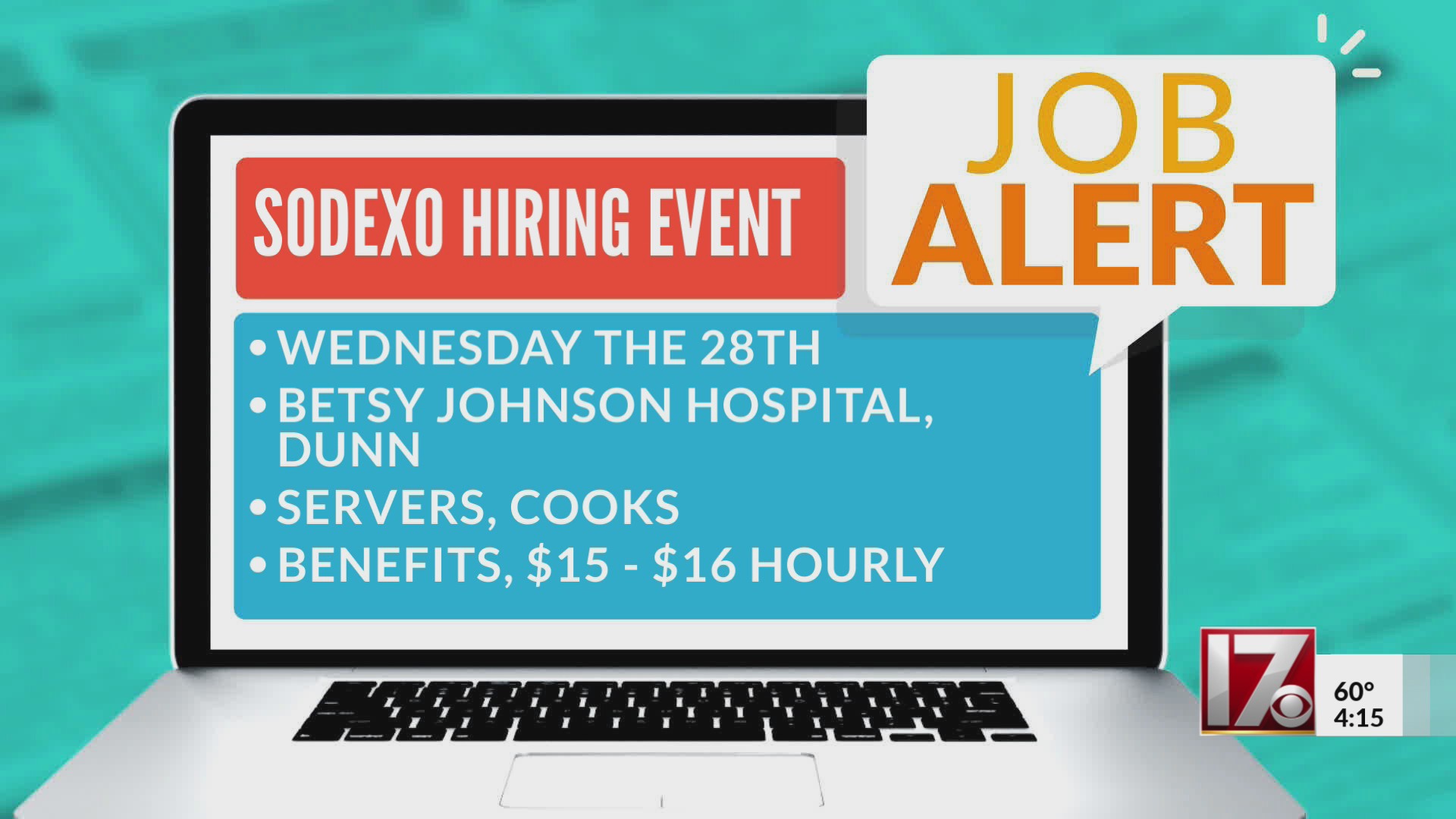 Job Alert: Sodexo hiring event – CBS17.com