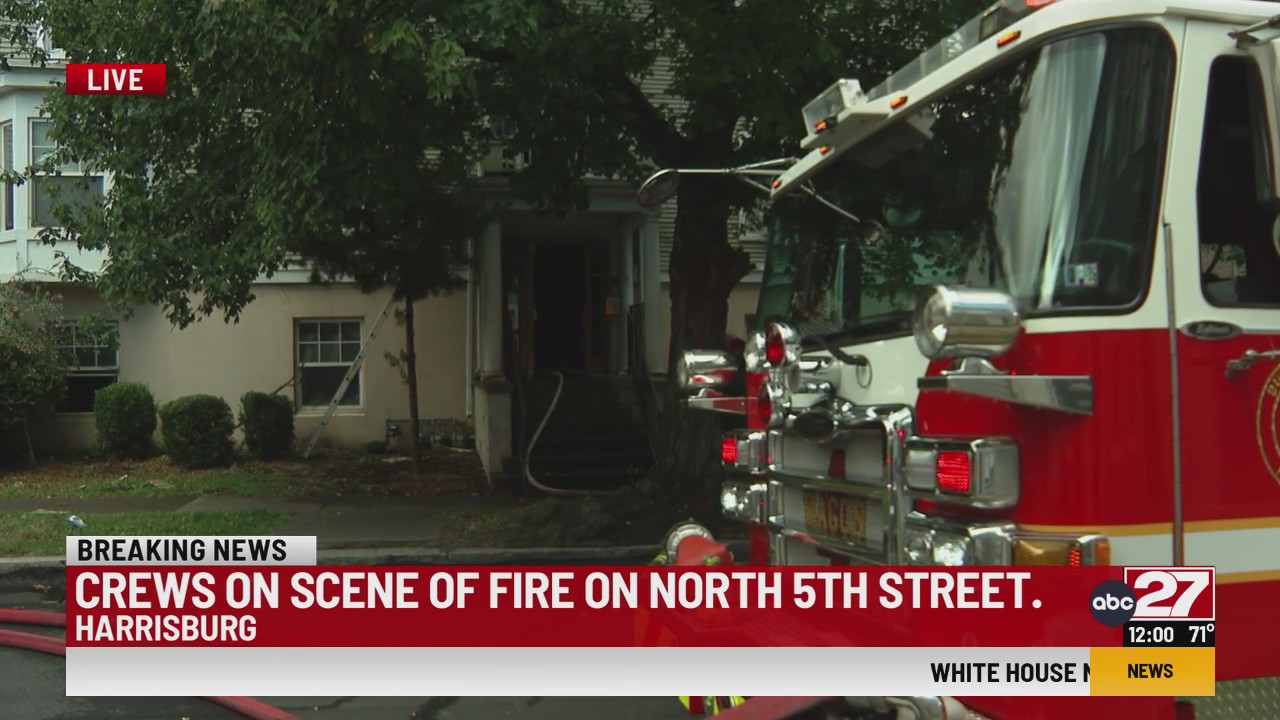 Crews on scene of fire on North 5th Street – ABC27