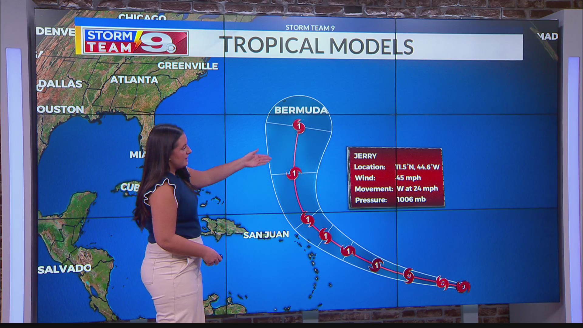 Tracking Tropical Storm Jerry – WNCT