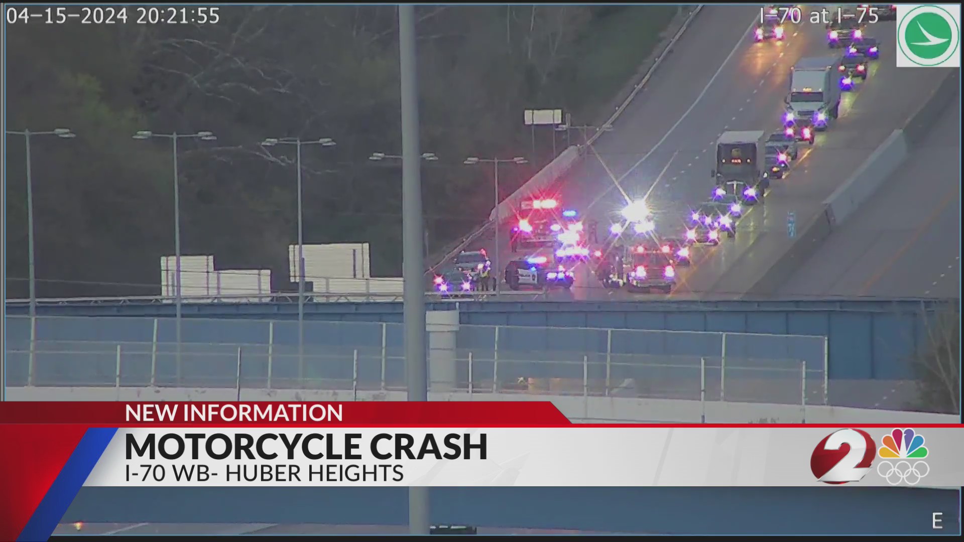 Motorcycle crash on I-70 WB. – WDTN.com