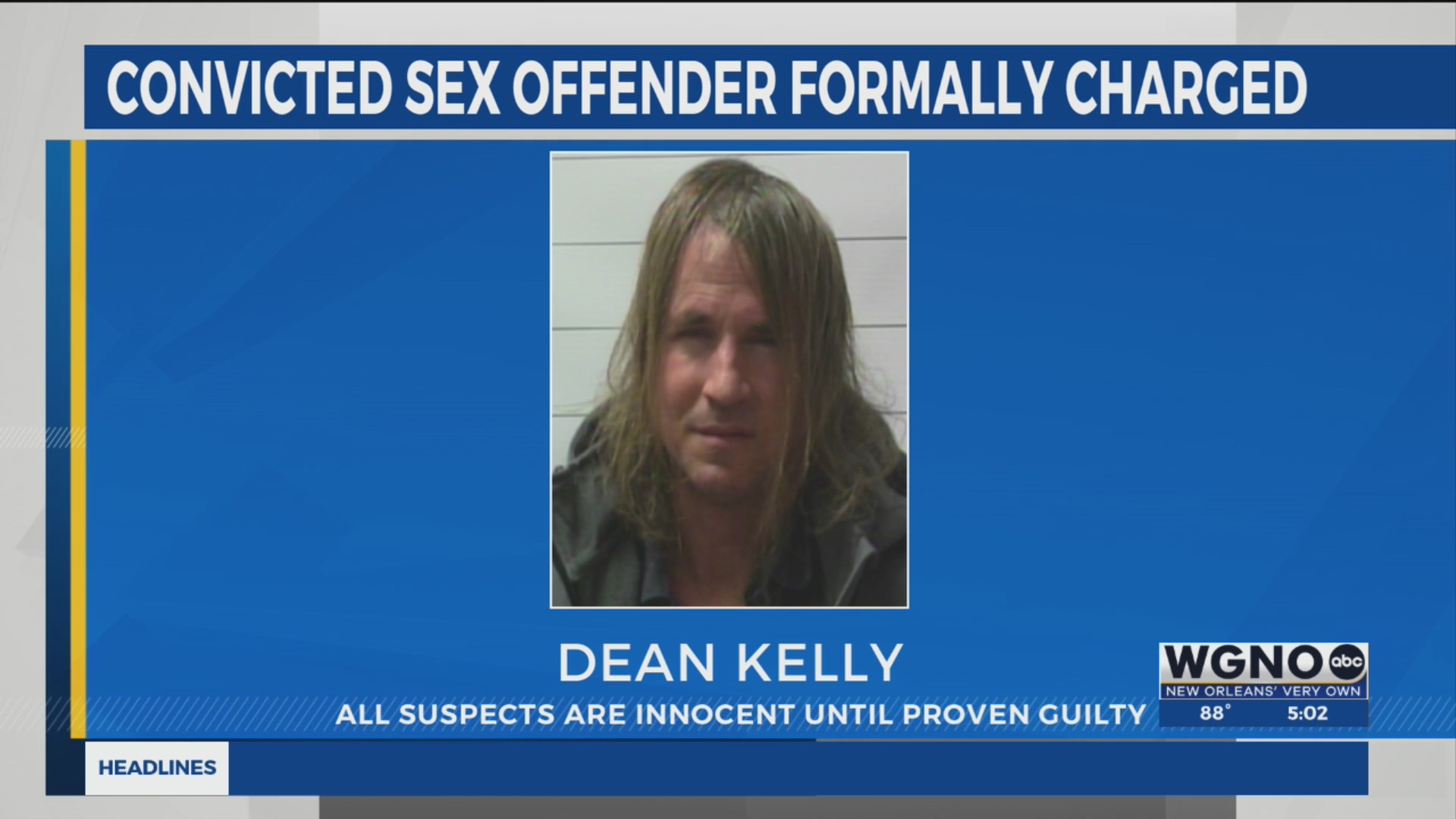 Orleans Parish District Attorney formally charges Dean Kelly for past ...