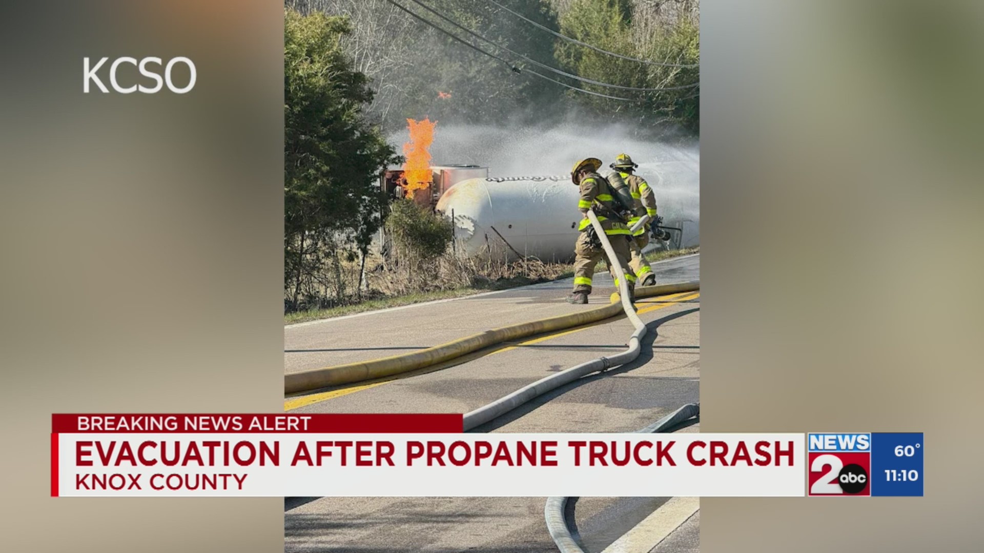 Propane truck crash prompts evacuation – WKRN News 2