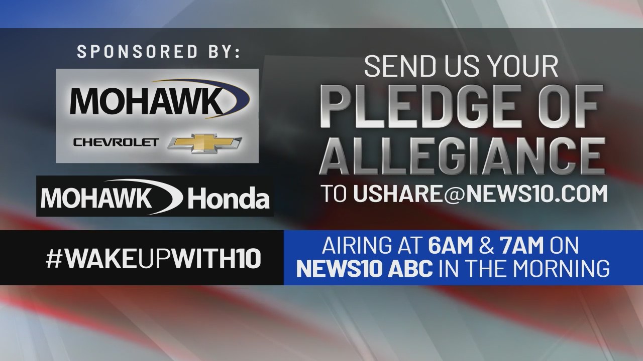 Lyla and Kendall give us our daily pledge of allegiance – NEWS10 ABC