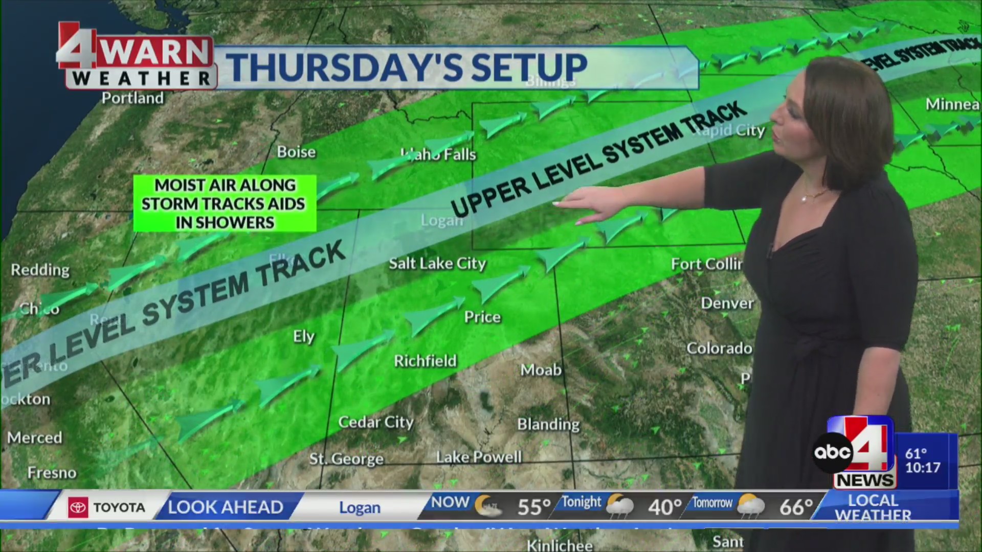 Increasing showers and thunderstorms over northern Utah – ABC4 Utah