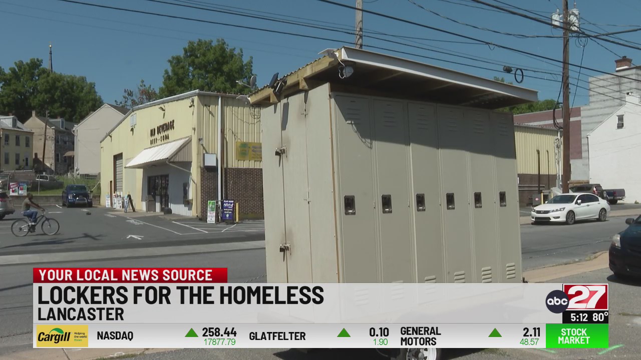 Lockers for the homeless installed in Lancaster – ABC27