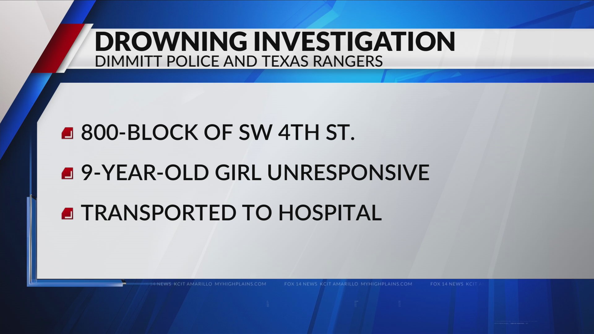 Police, Texas Rangers investigate after death of Dimmitt 9-year-old ...
