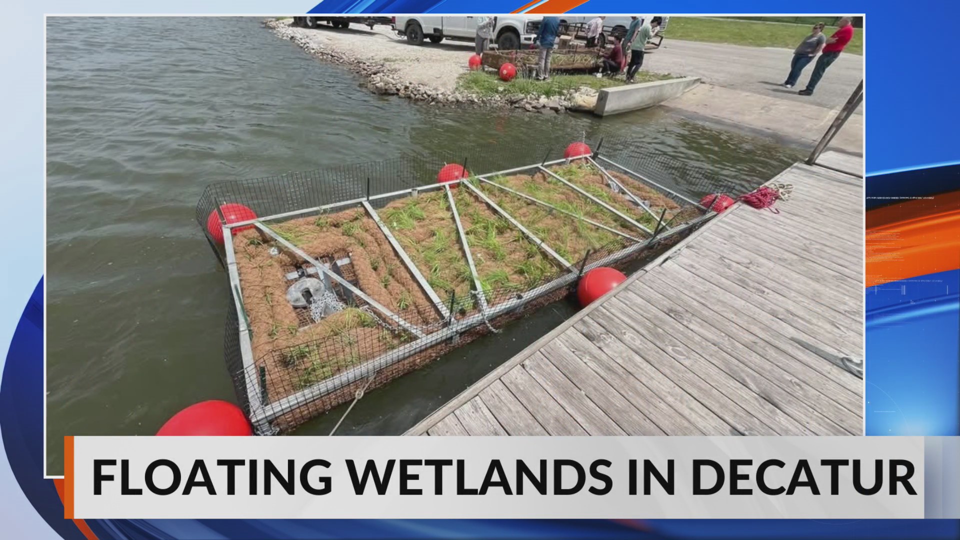 U of I students deploy floating wetlands on Lake Decatur – WCIA.com