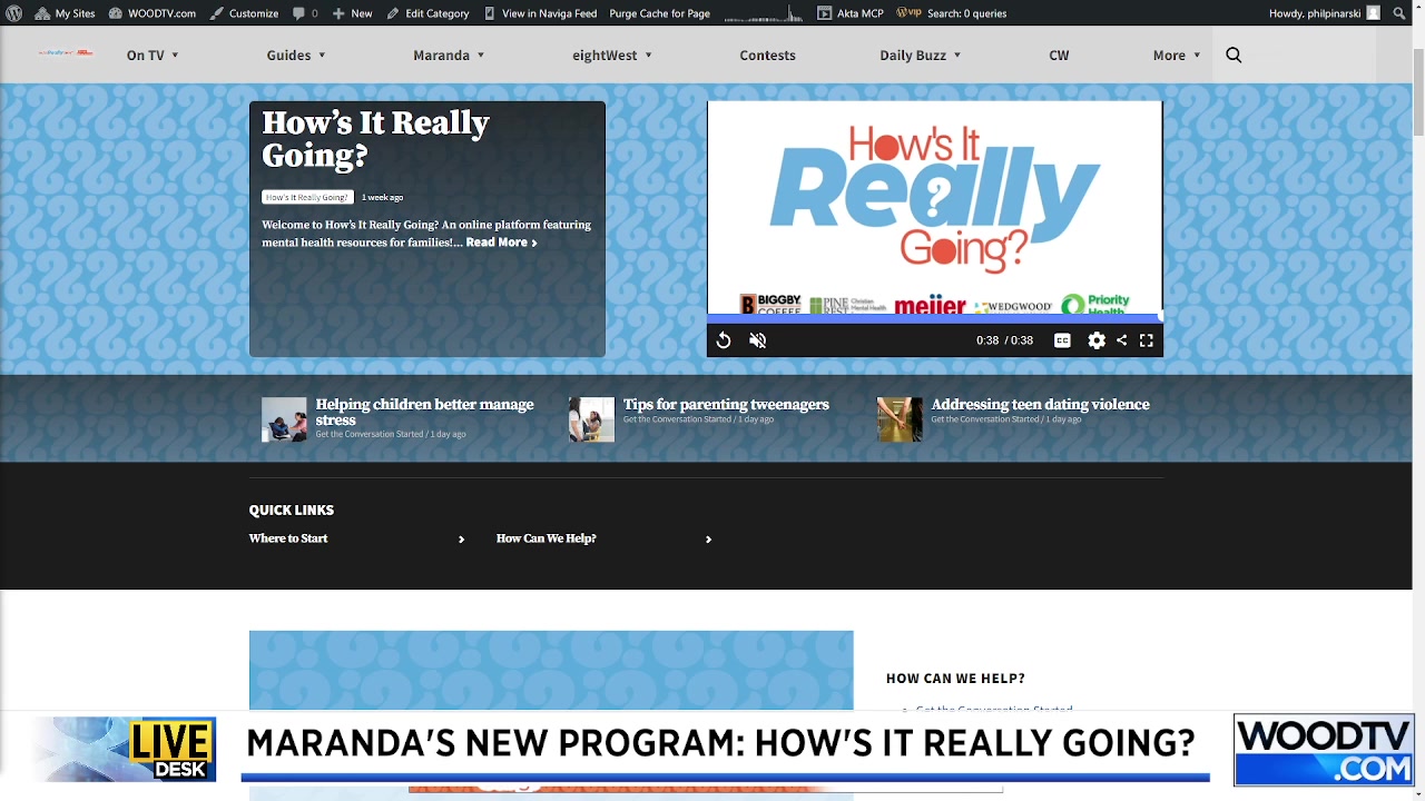 Maranda introduces new resource: How’s It Really Going? – WOODTV.com