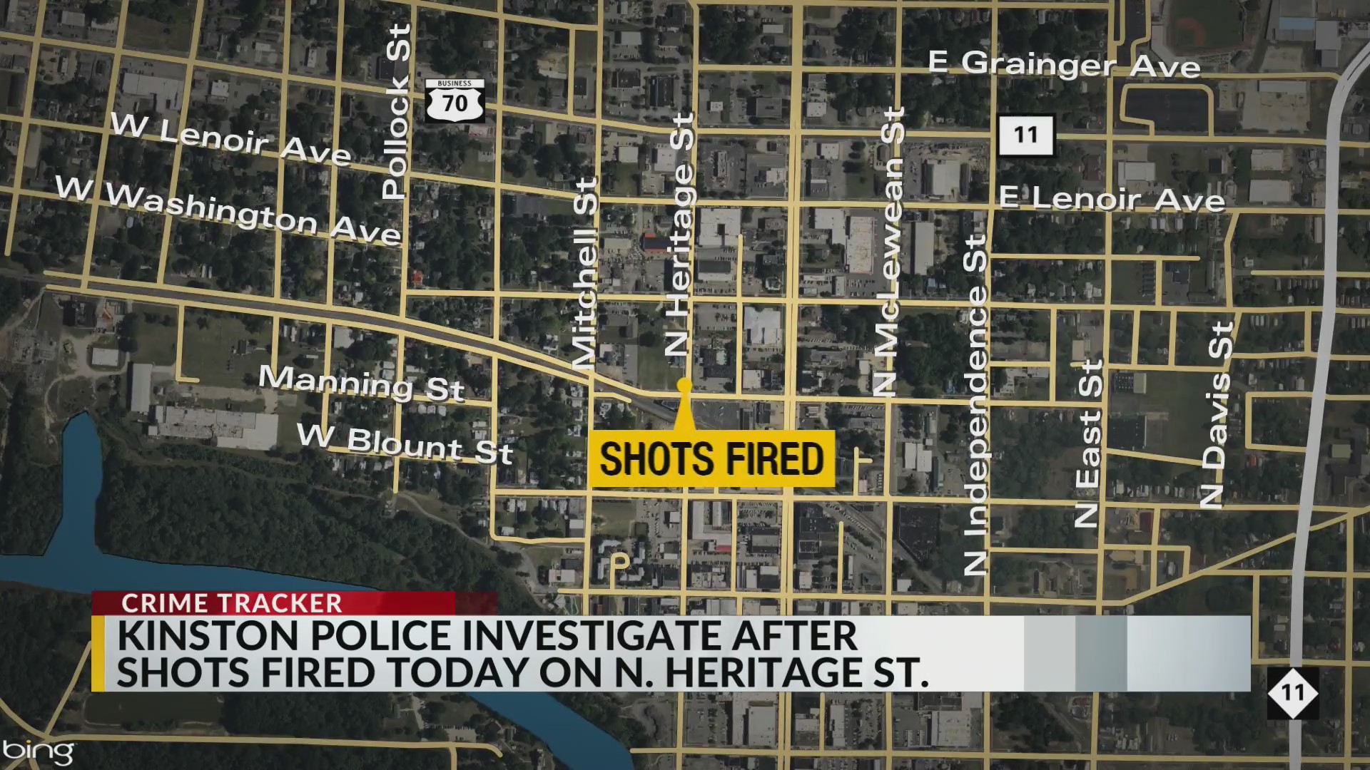 Kinston police officers investigate shots-fired incident – WNCT