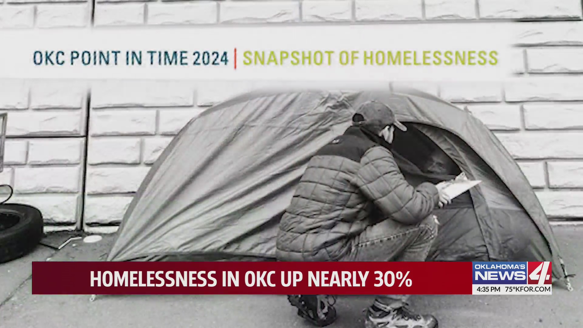 Homelessness in OKC up nearly 30% – KFOR.com Oklahoma City