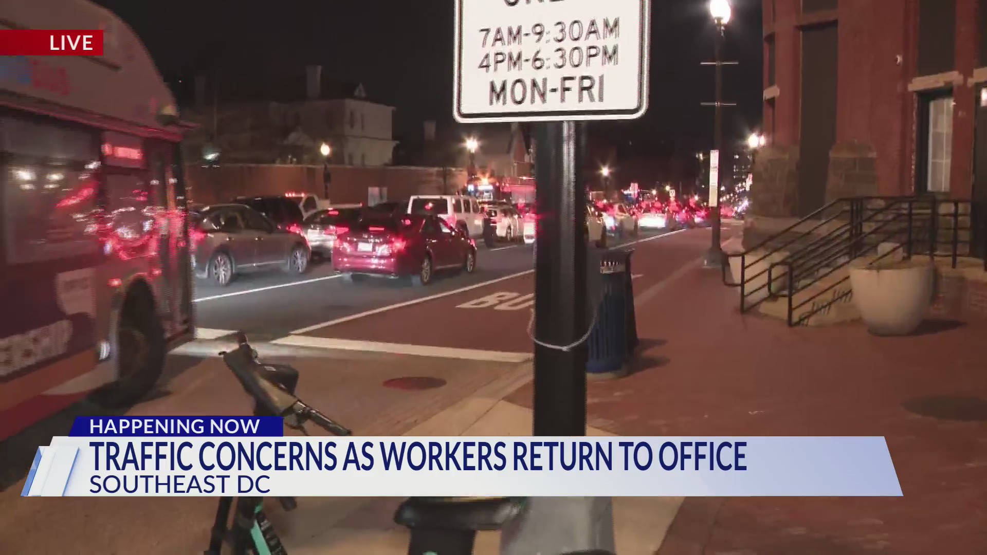Traffic increases in DC as federal workers return to the office – DC ...