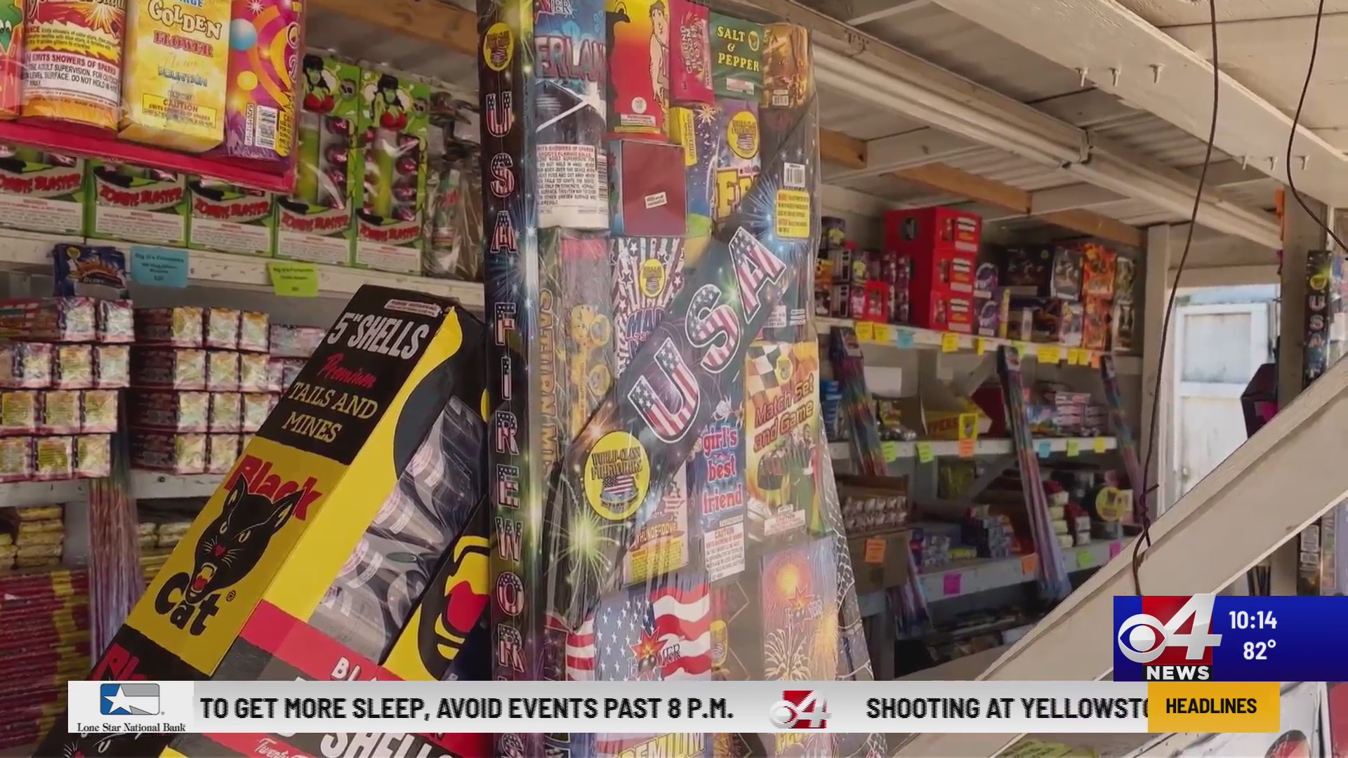 Firework stand owner says sales are down – KVEO-TV