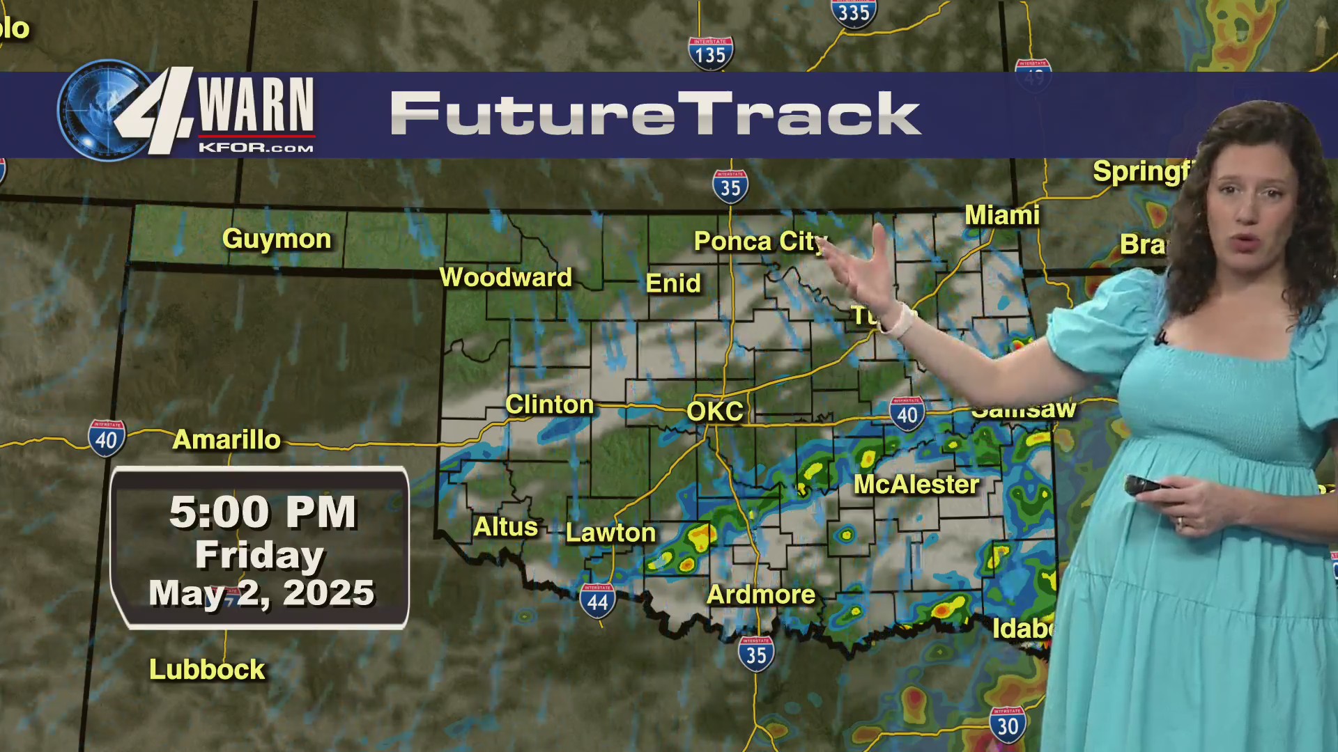 Emily Sutton talks about the rain moving out and beautiful weather ...