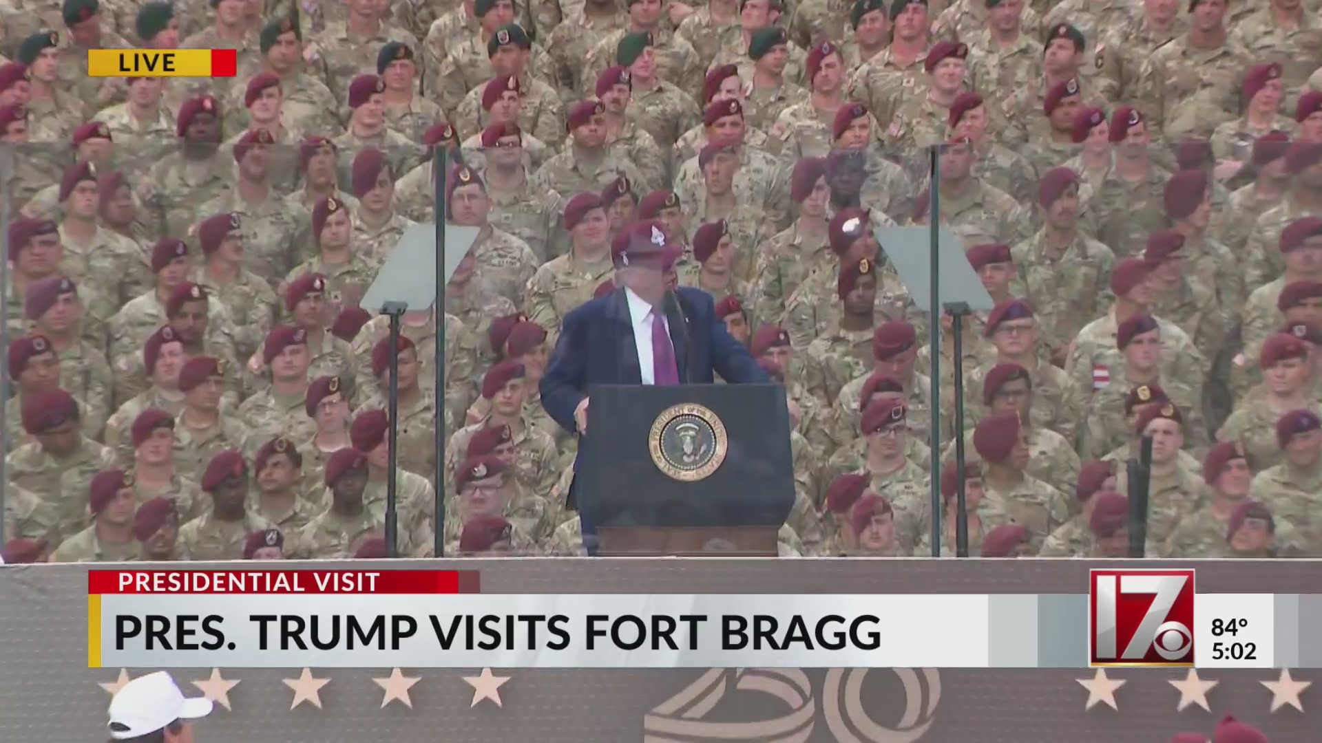Trump speaks at Fort Bragg for Army’s 250th birthday – CBS17.com