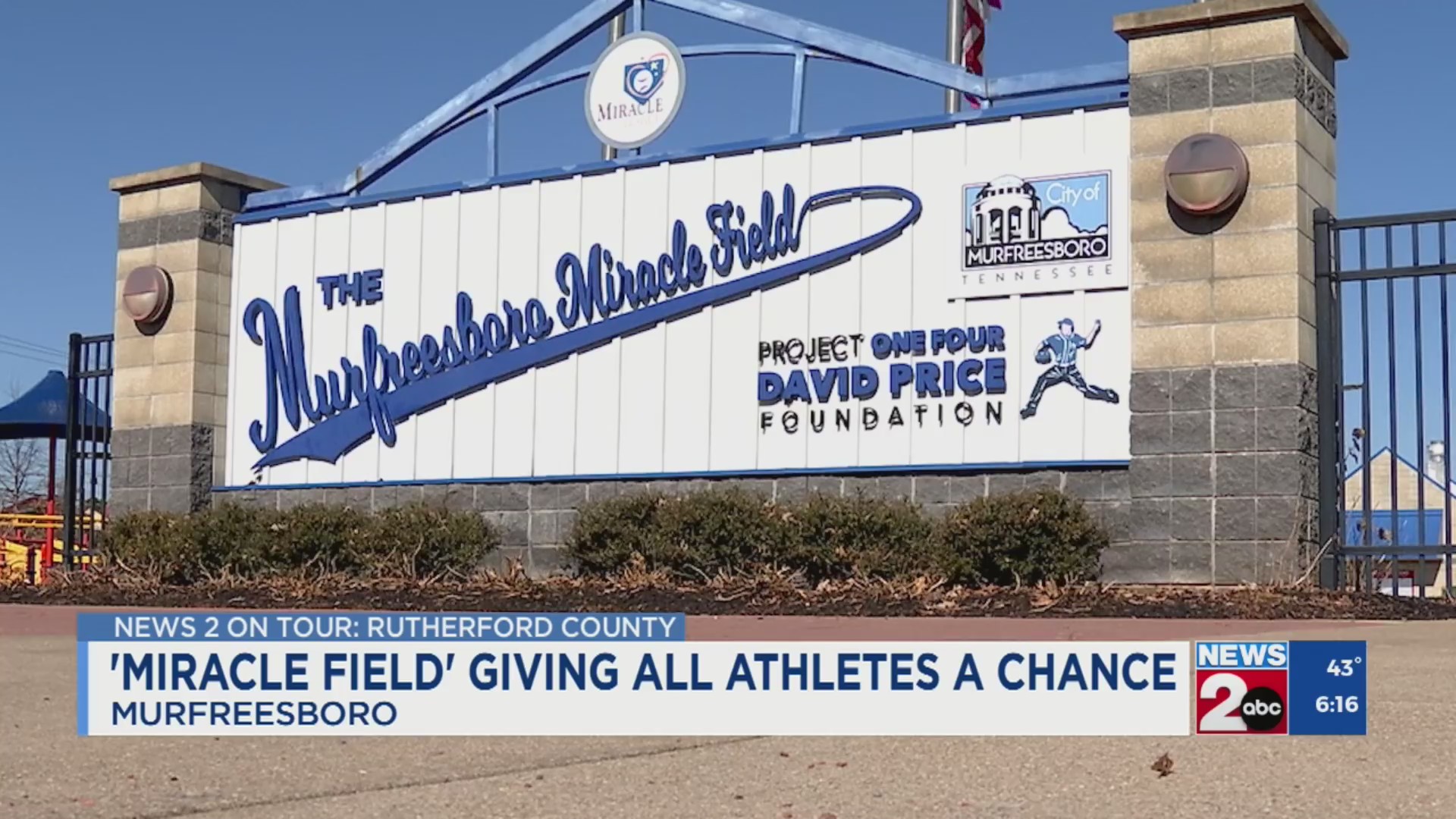 Murfreesboro’s ‘Miracle Field’ giving all athletes a chance – WKRN News 2
