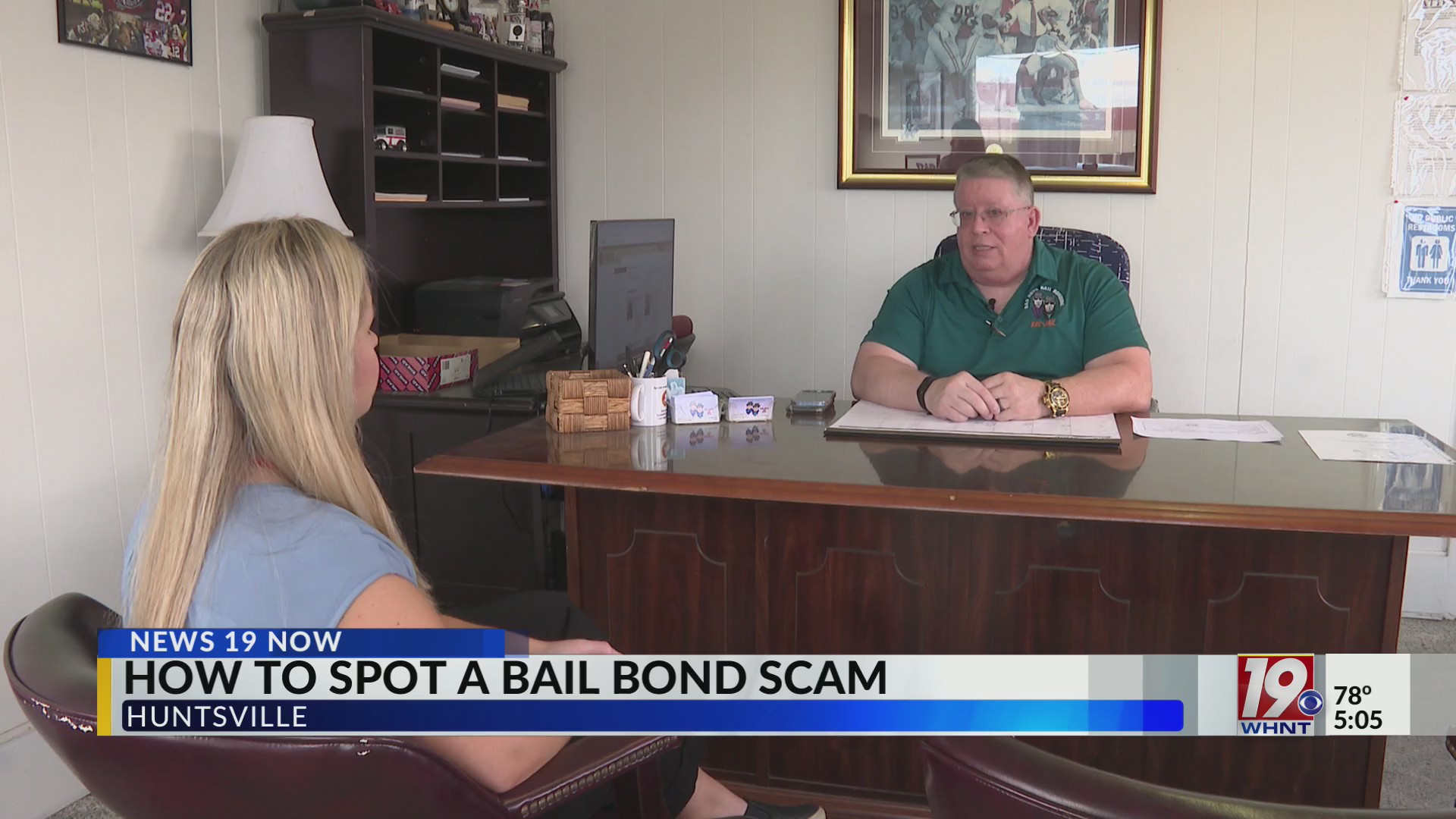 How to Spot a Bail Bond Scam | Nov. 7, 2024 | News 19 at 5 p.m. – WHNT.com