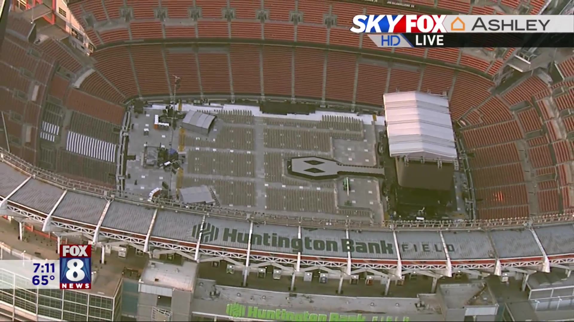 SEE IT: Stage set up for Morgan Wallen – Fox 8 Cleveland WJW