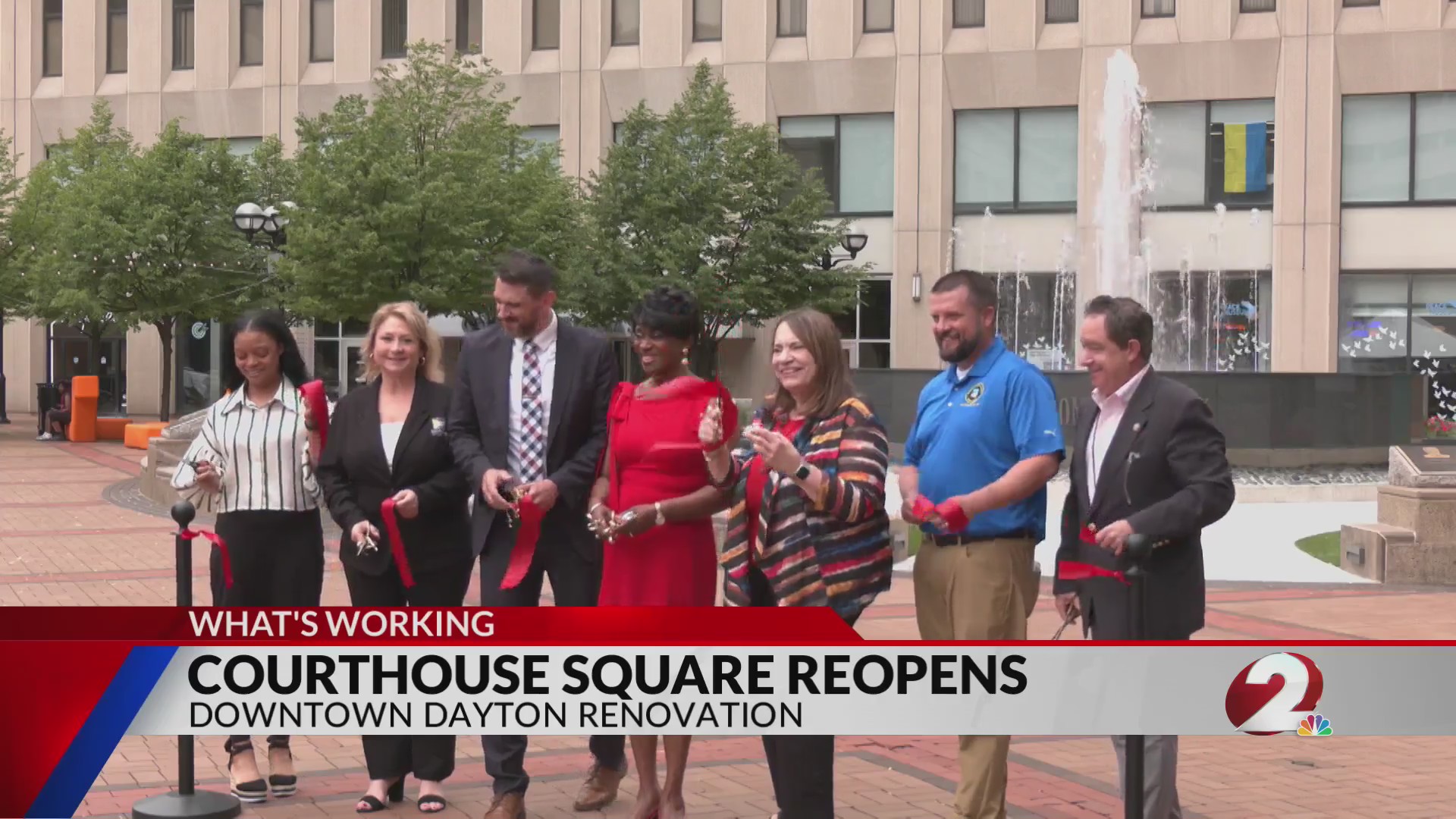 Dayton unveils newly renovated Courthouse Square – WDTN.com