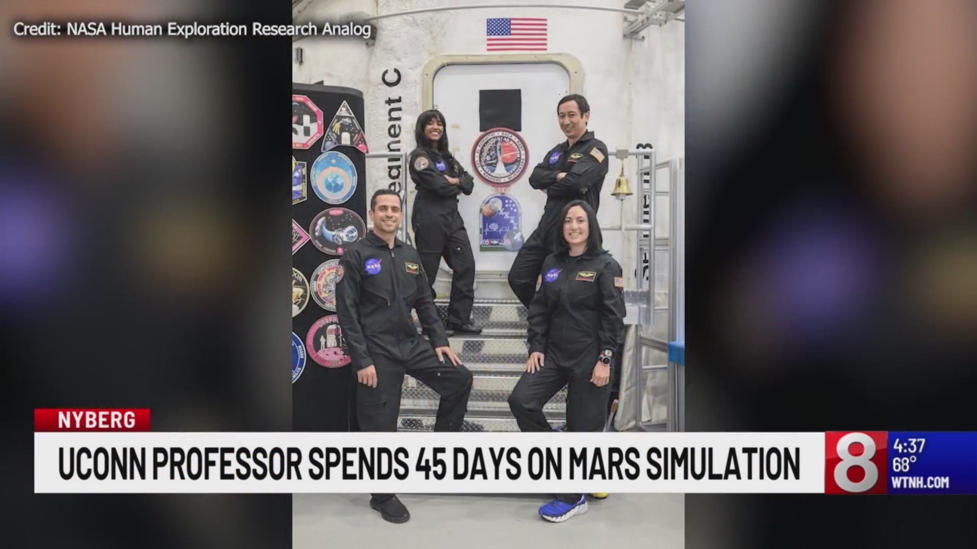 Nyberg: UConn professor’s experience doing a NASA Mars simulator – WTNH.com