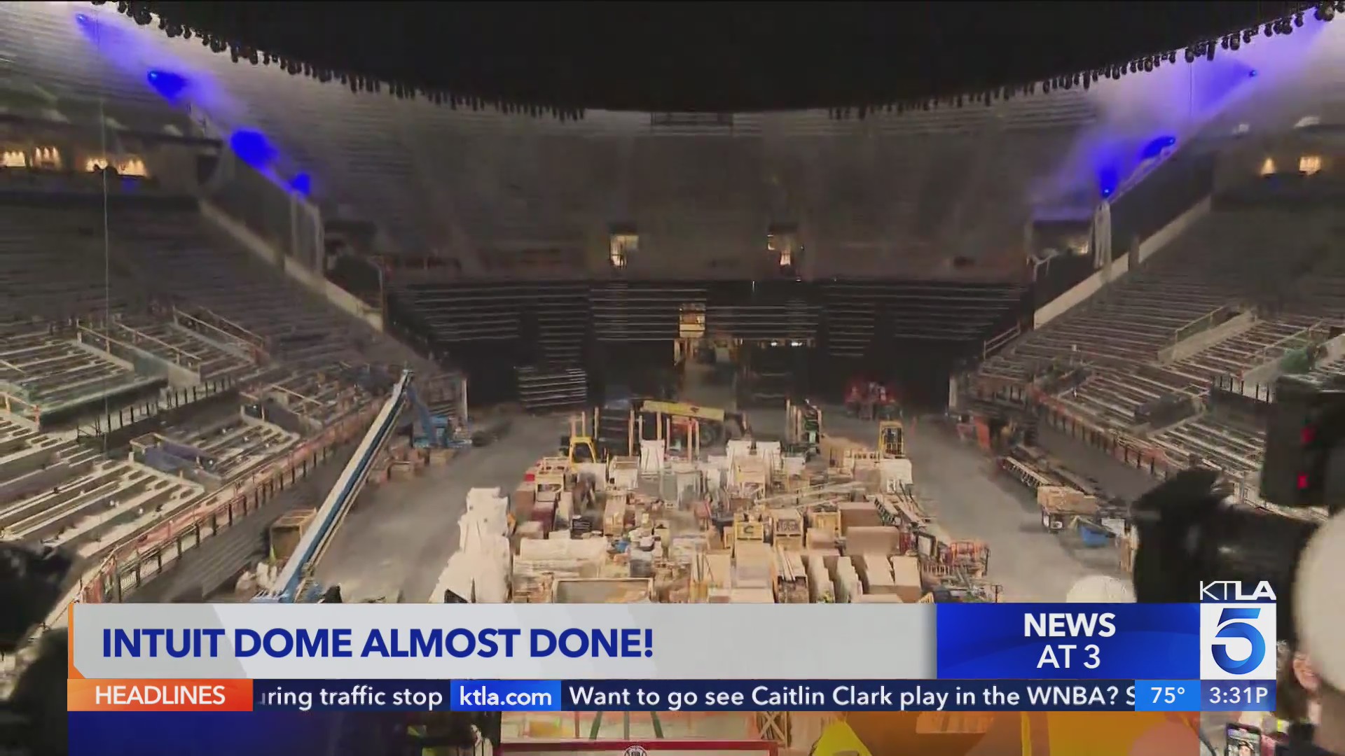 Construction of Inglewood’s Intuit Dome is almost done – KTLA