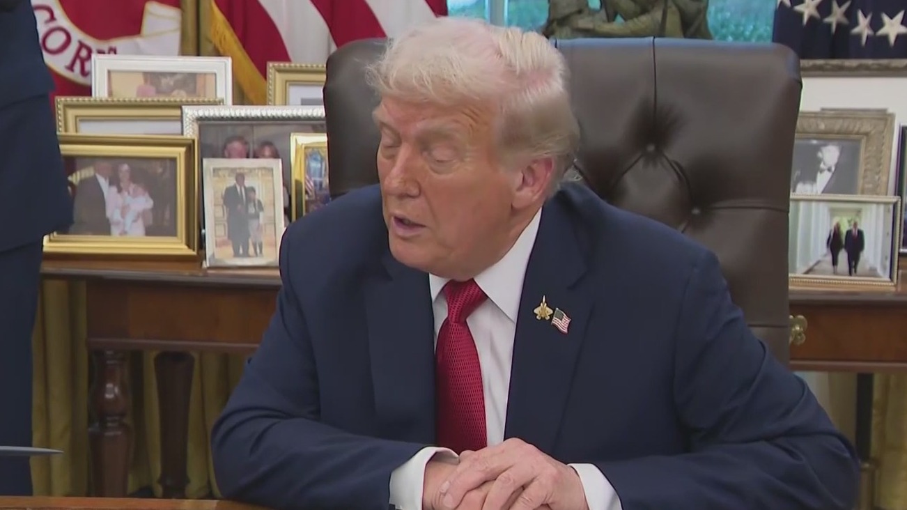 Trump says Portland is full of ‘professional agitators’ while answering Antifa question – KOIN.com