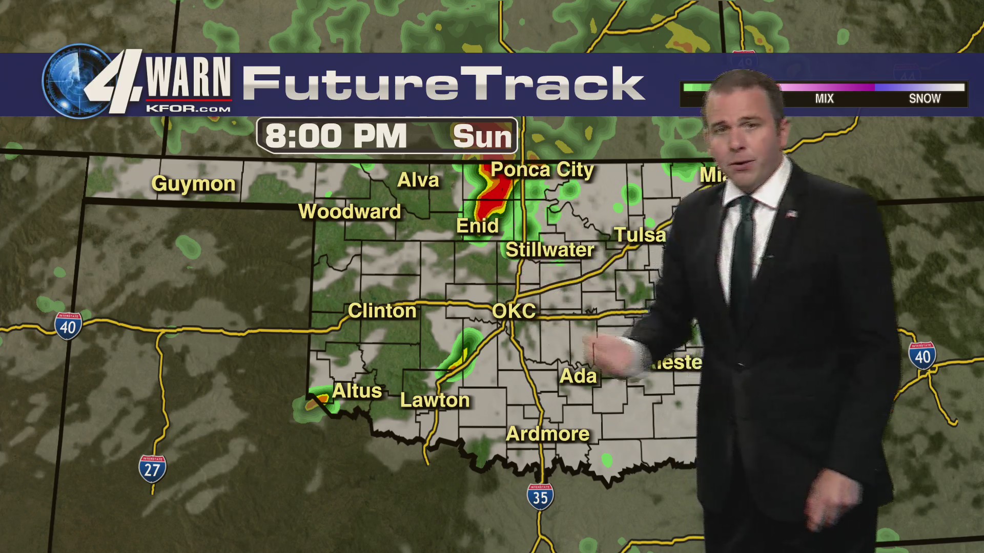 Aaron Brackett tracks Mother’s Day storms – KFOR.com Oklahoma City
