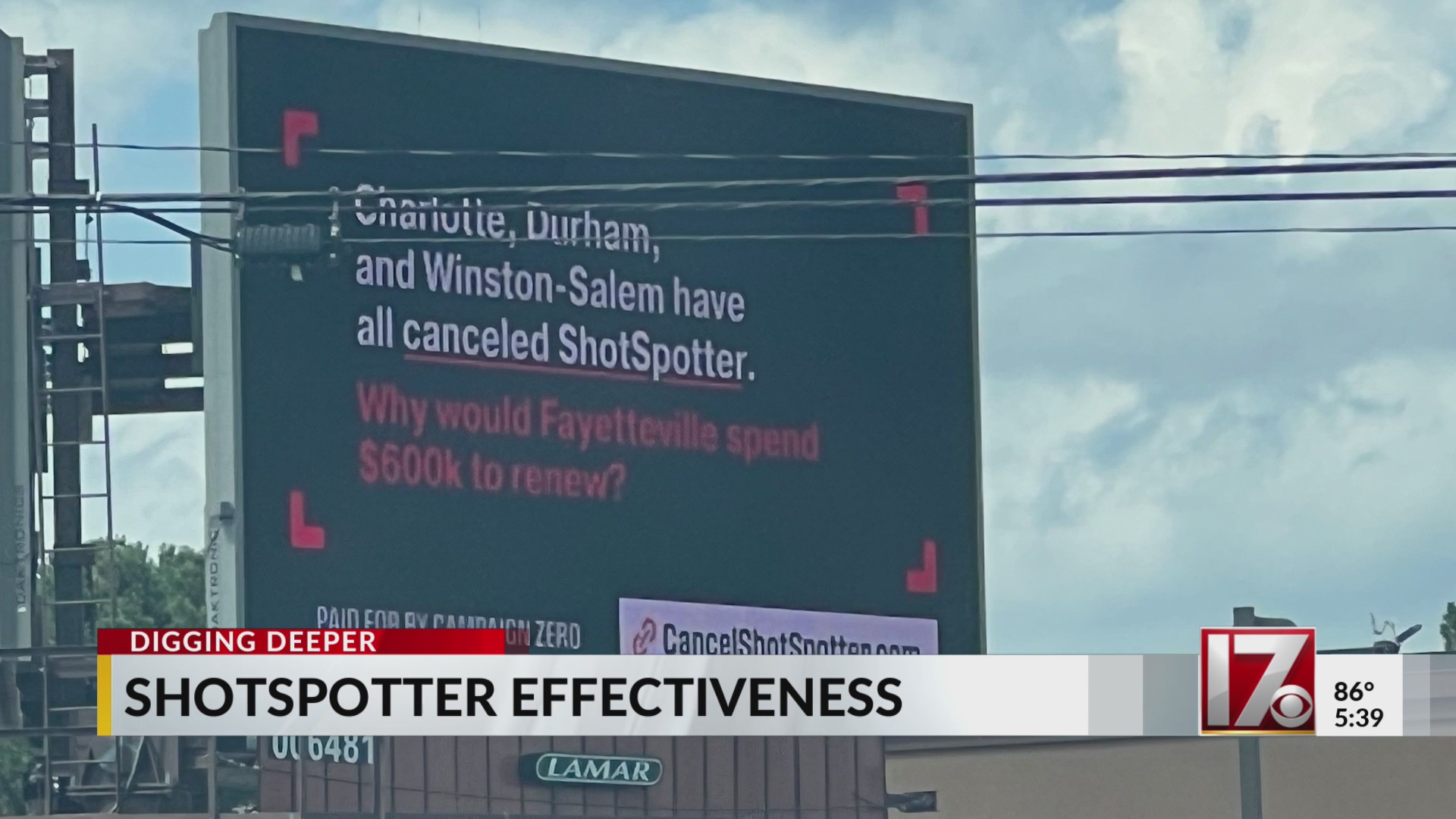 City of Fayetteville extends contract with Shotspotter; but how effective is it? – CBS17.com